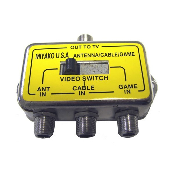 Caja switch para cable coaxial ABC - Electrónica Japonesa