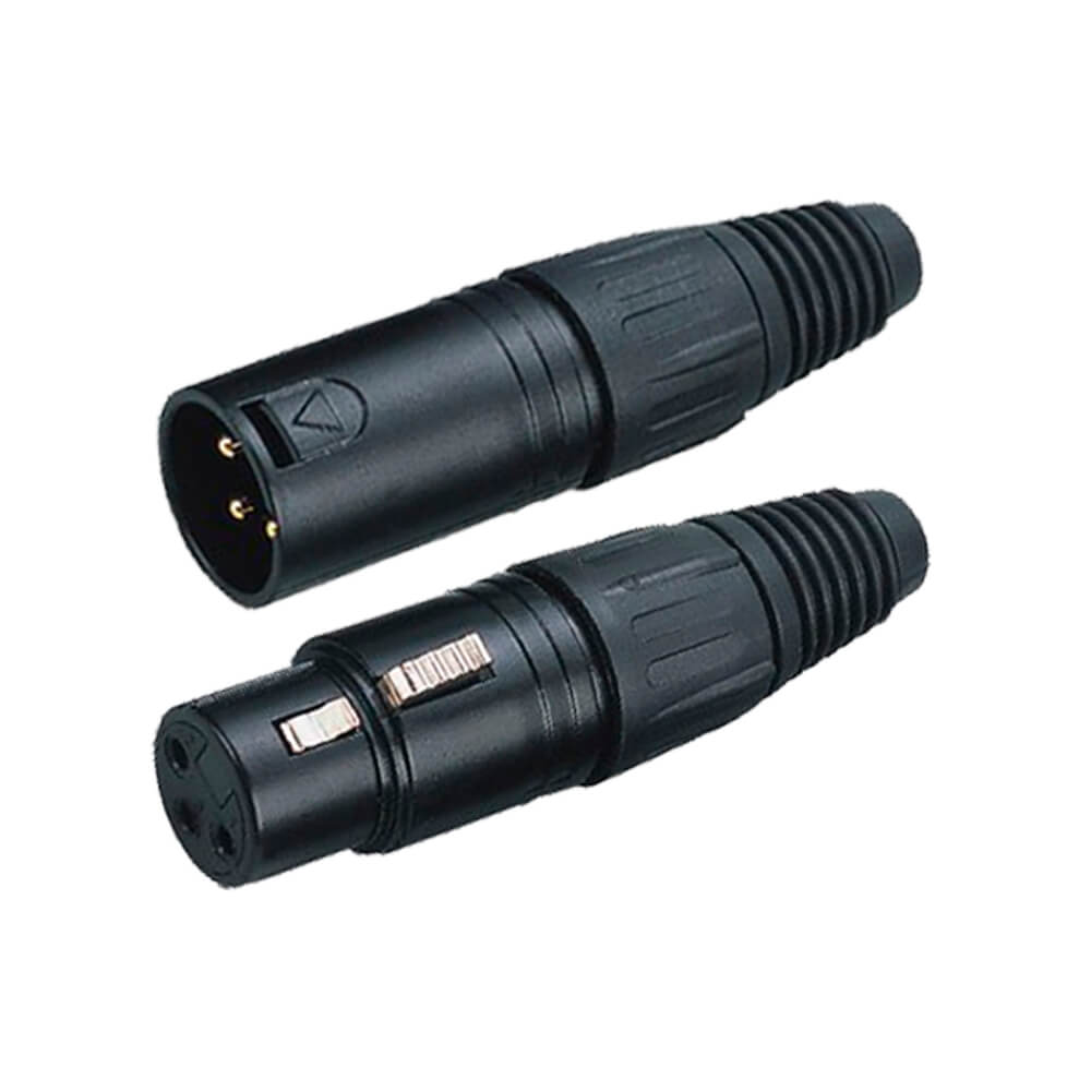 Conector XLR Macho + XLR Hembra 2 Piezas Soundbarrier - Electrónica Japonesa