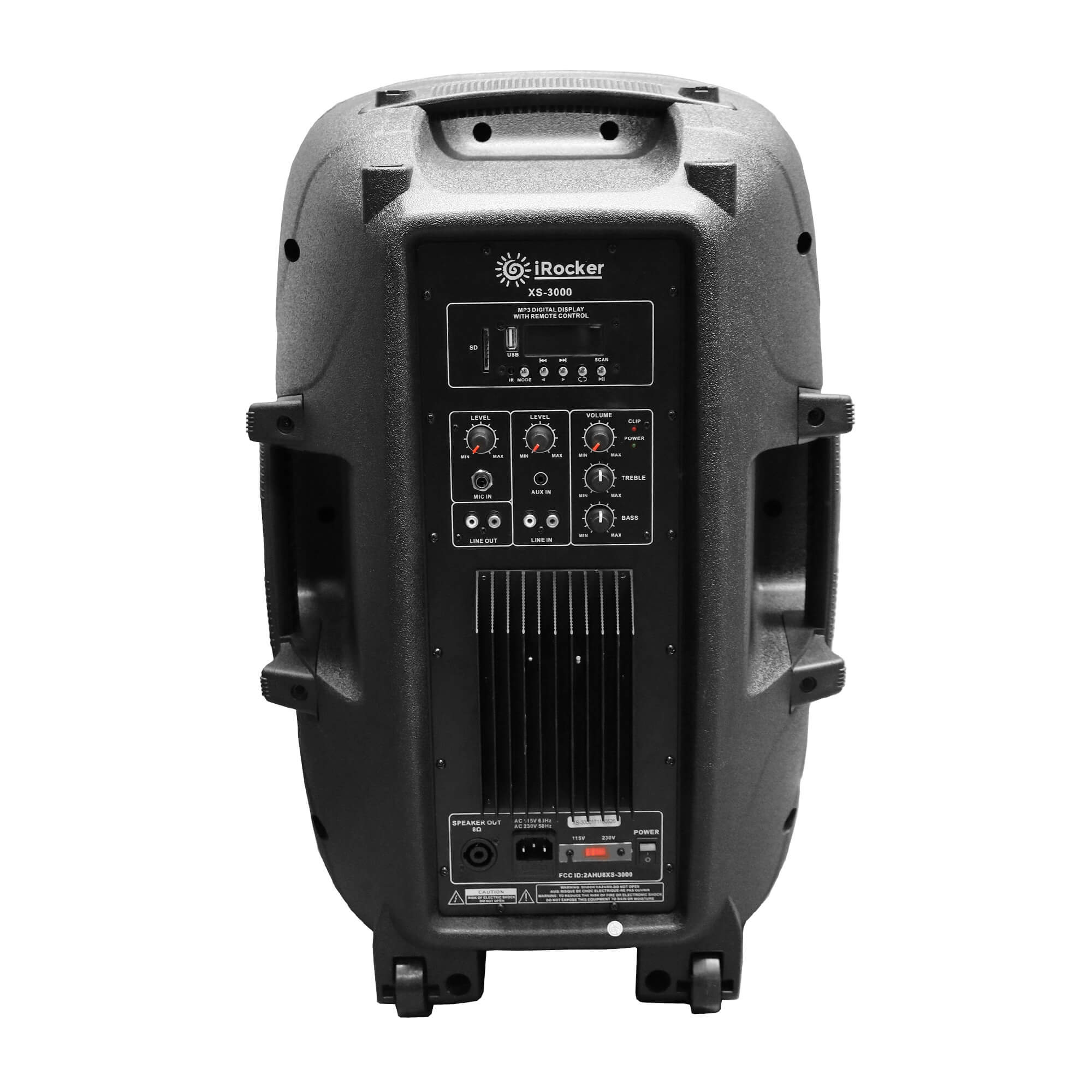 Bafle amplificado 15" 1500w USB / SD / BT / FM iRocker - Electrónica ...