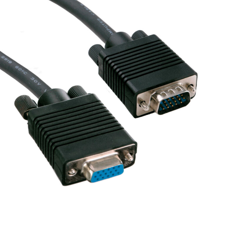 Extensión VGA hembra a VGA macho 12ft - Electrónica Japonesa