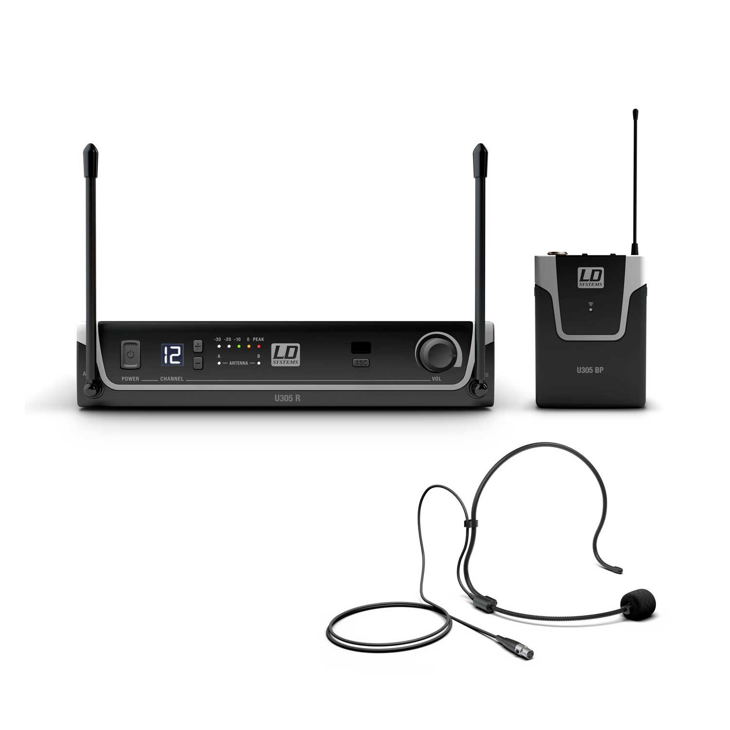 Micrófono inalámbrico UHF de diadema LD Systems - Electrónica Japonesa