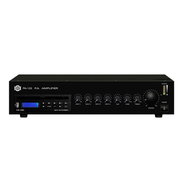 Amplificador PA 120w CD / USB DC 24v 4 Zonas Sky - Electrónica Japonesa