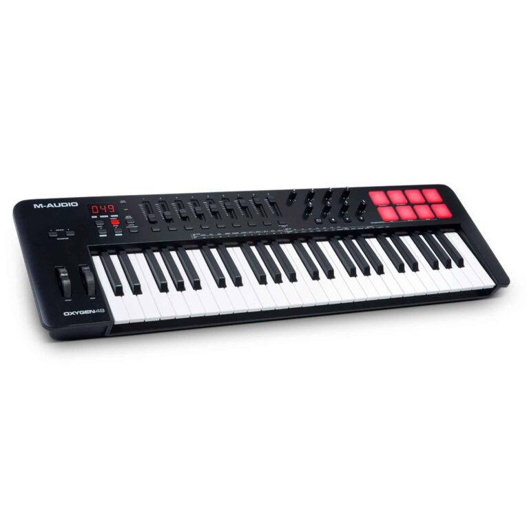 Teclado controlador de 49 teclas USB/MIDI M-Audio - Electrónica Japonesa