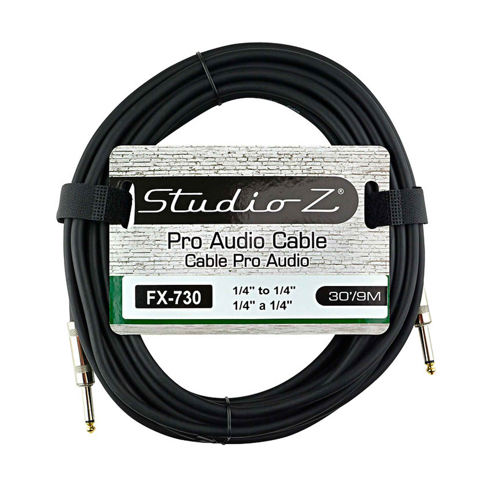 Extension 1/4" mono A 1/4" mono 30ft Studio-Z - Electrónica Japonesa