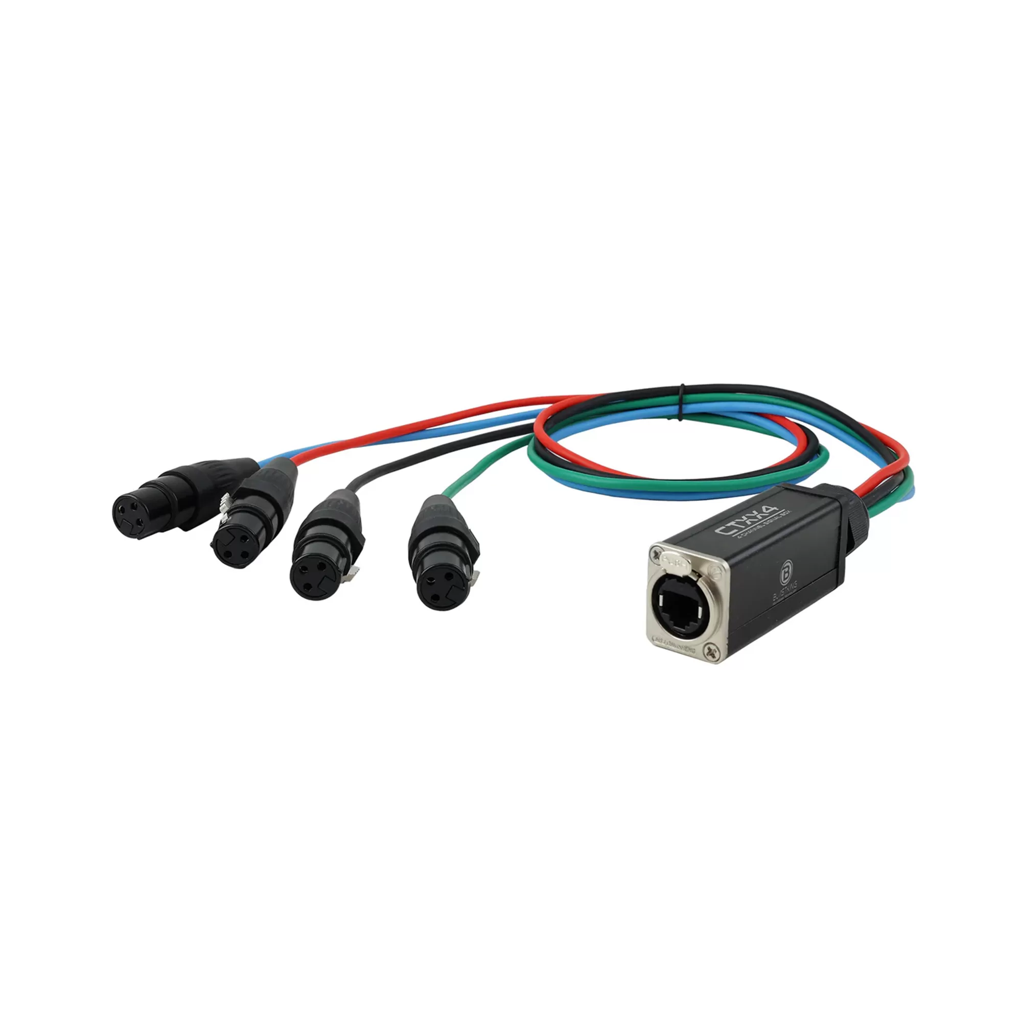 Transmisor 4 XLR hembra a cat6 Blastking - Electrónica Japonesa